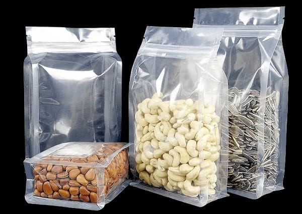 Clear Flat Bottom Pouches - Ouma Flexible Packaging