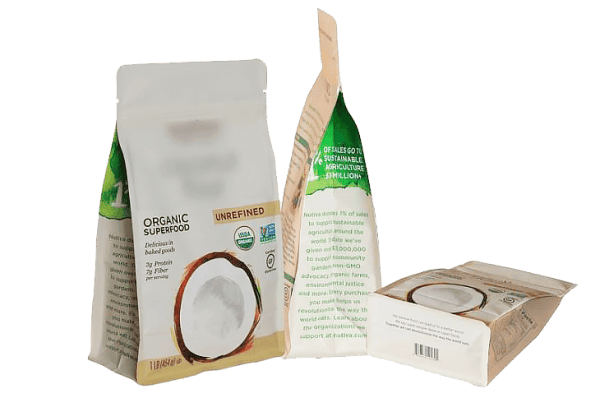 Printed Flat Bottom Pouches - Ouma Flexible Packaging